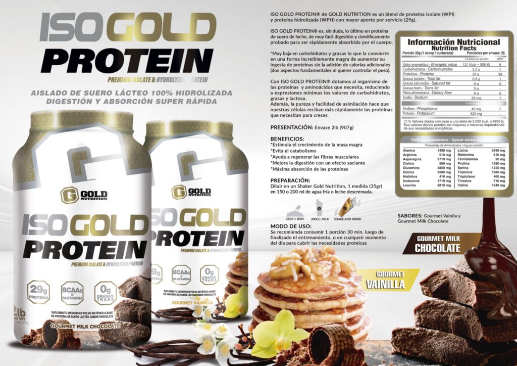 Gold Nutrition Iso Gold Protein 2lbs – Goodfitness